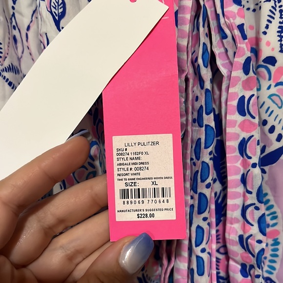 Lilly Pulitzer | Dresses | Lilly Pulitzer Abigail Midi Dress Brand New ...